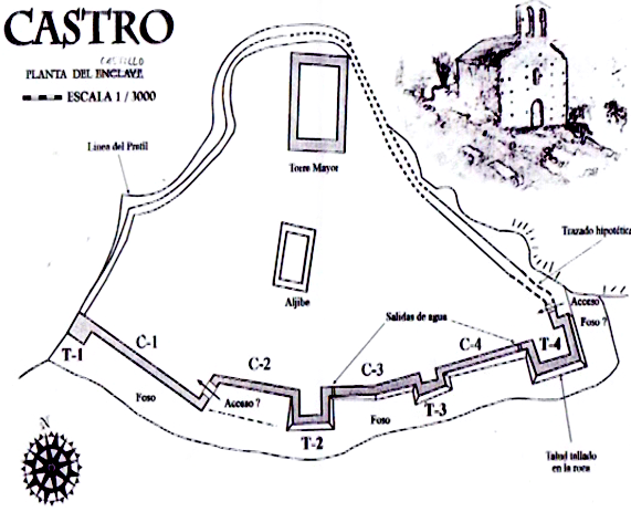 La Puebla de Castro: EL CASTILLO DE CASTRO