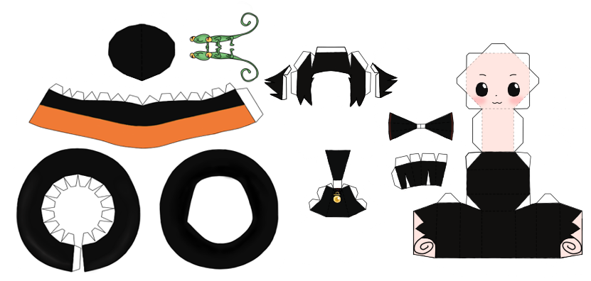 Saung-Nya Asciel: Pola Papercraft Katekyo Hitman Reborn