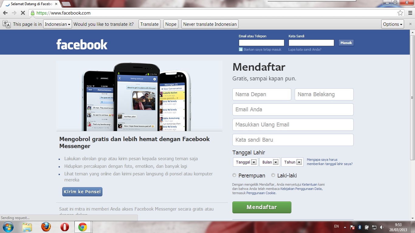 Cara Mengganti Gambar Login FB di Google Chrome