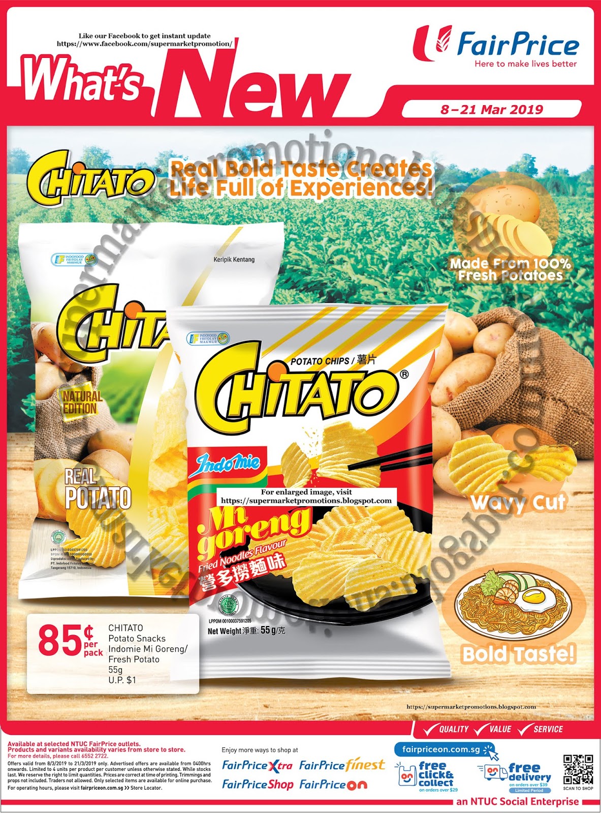 NTUC FairPrice Chitato Promotion 08 - 21 March 2019 ~ Supermarket ...