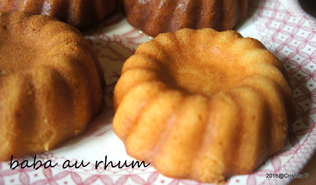 retete usoare si creative: Baba cu rom - baba au rhum - savarine