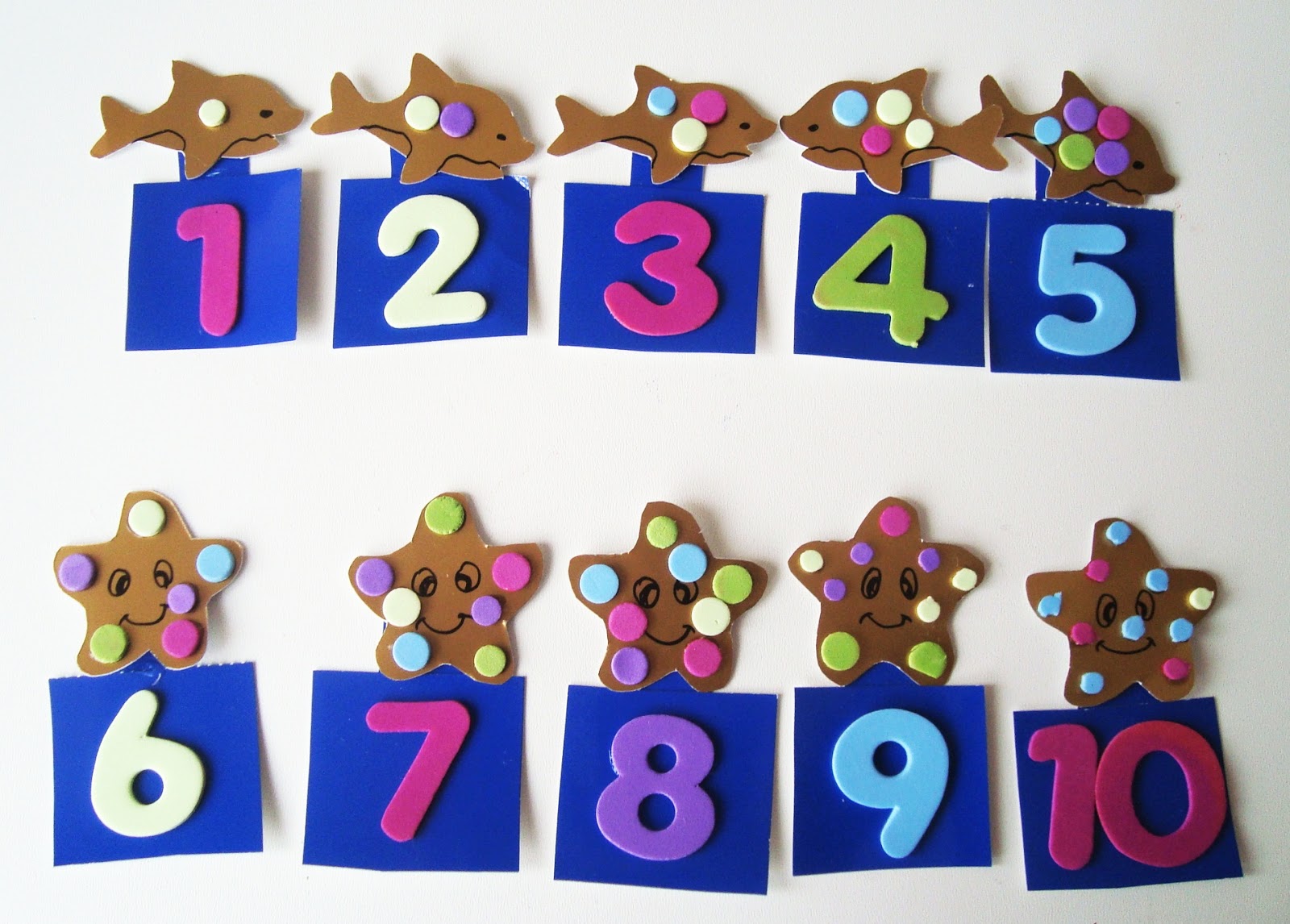 Culori cusute...: Ne jucam cu numere