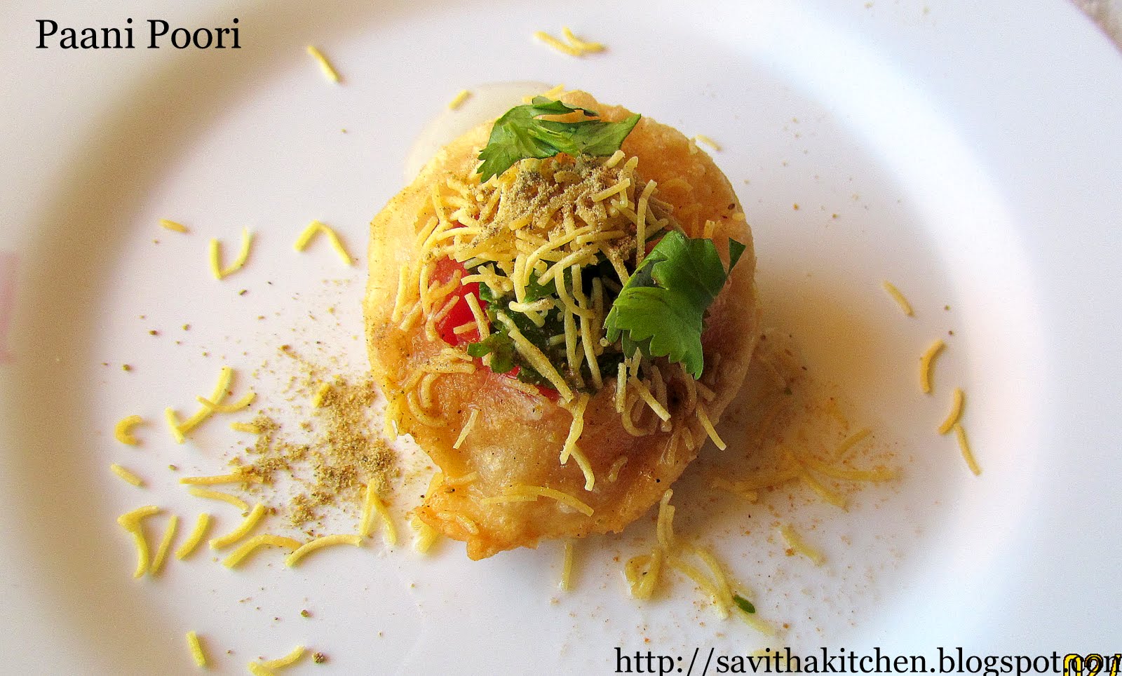 Savitha's Kitchen: Paani Poori