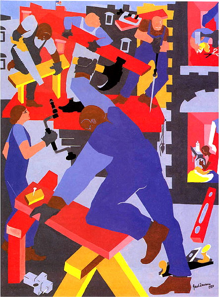 Century Elementary Art : Jacob Lawrence Self Portrait