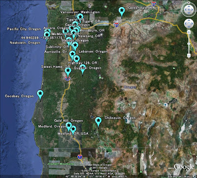 The Latest Worldwide Meteor/Meteorite News: Oregon / California ...