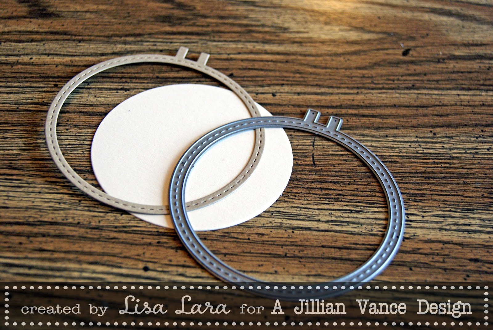 A Jillian Vance Design: Mini Mistletoe Hoop Card