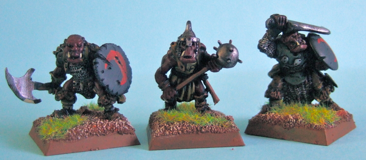 Ye Olde Skool Warhammer...: Red Orc Blood Moon Tribe...