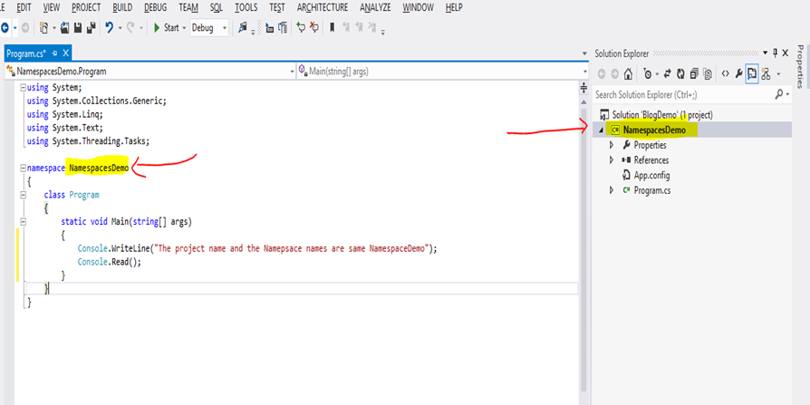 .NET Quest.. : Understanding Namespaces in c#