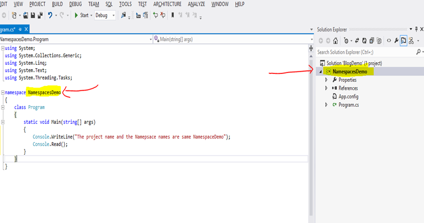.NET Quest.. : Understanding Namespaces in c#