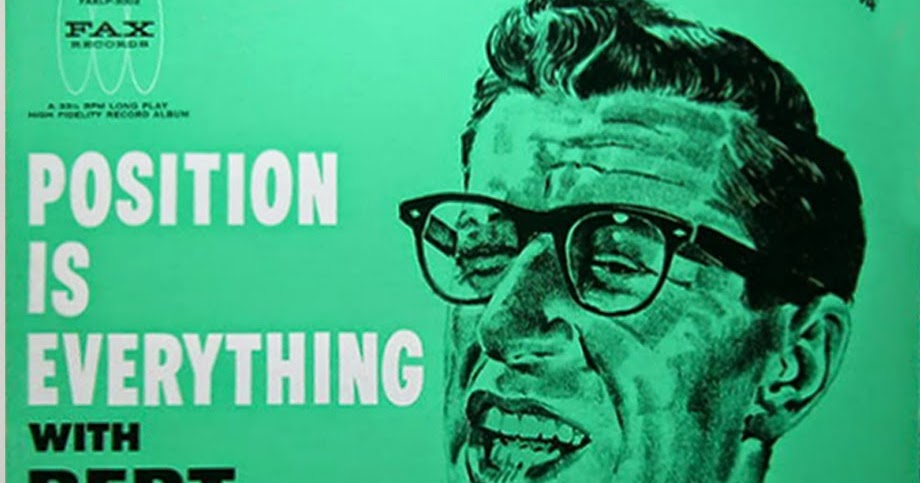 Vintage Stand-up Comedy: Bert Henry - Position Is Everything 1960