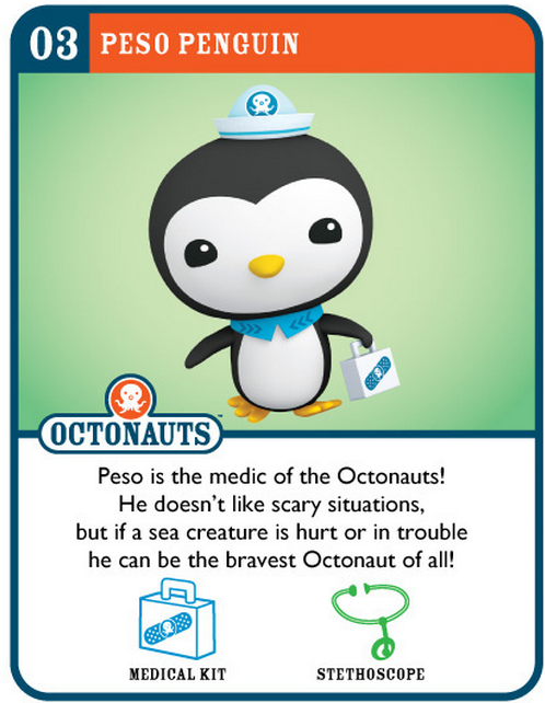 Jovial Spondoodles: Octonauts Octo Crew Cards