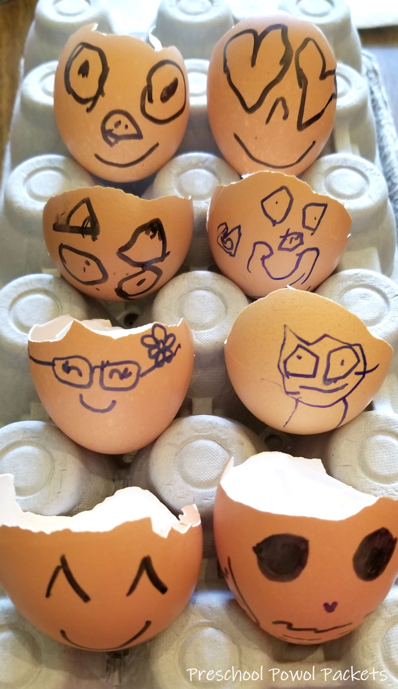 Egg Shell Gardens - Fun Preschool Science Experiment! | Preschool Powol ...