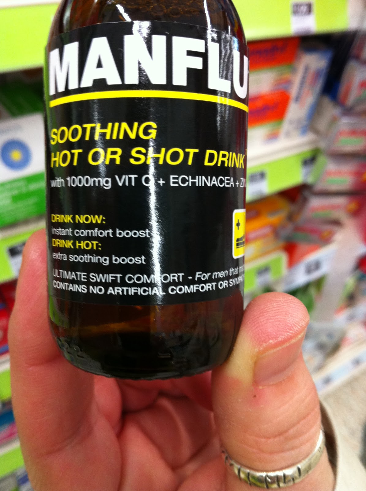 THE GIGGLE FEST: Man flu