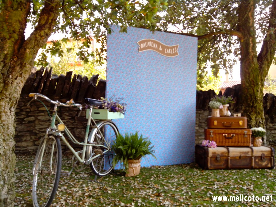 MeliCotó: Un Photocall Vintage - by MeliCotó