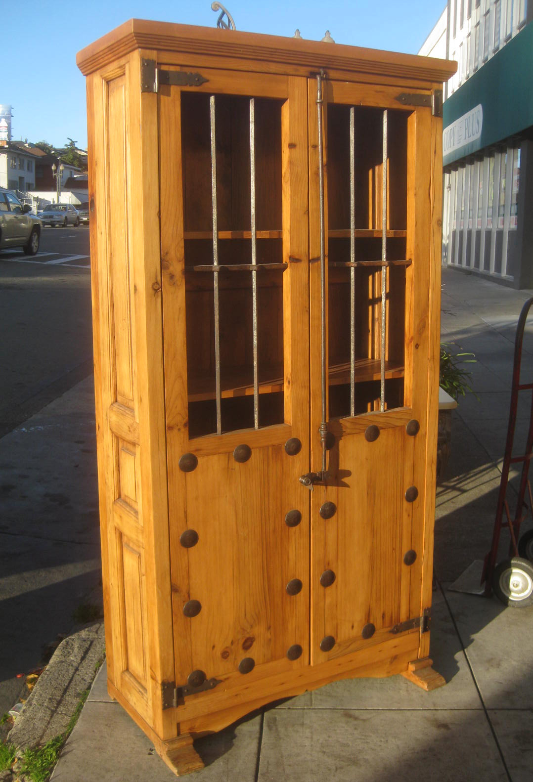 UHURU FURNITURE & COLLECTIBLES: SOLD - Mexican Pine Closet - $175
