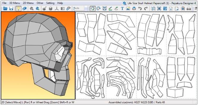 Undertale Sans Mask Papercraft Pepakura By SmakkoHooves On, 47% OFF