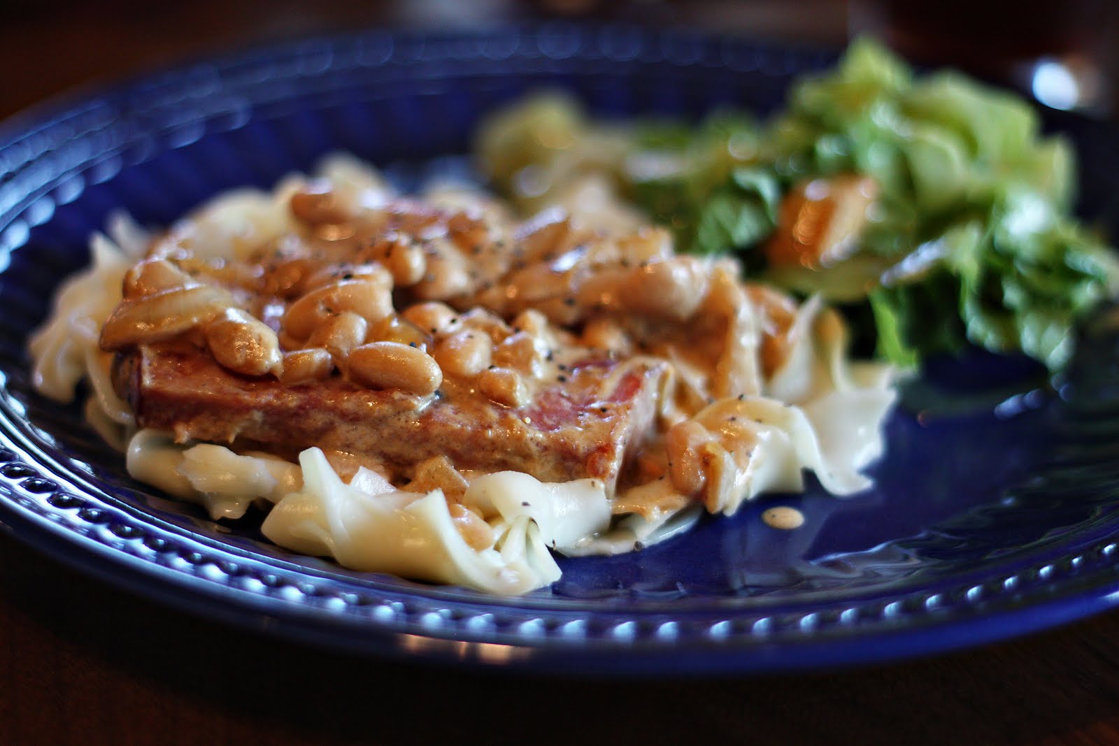 Hopeful: Fried Ham With Onion Gravy