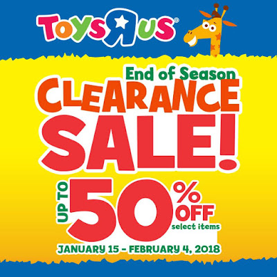 Manila Shopper: Toys R Us End of Season Clearance SALE: Jan-Feb 2018