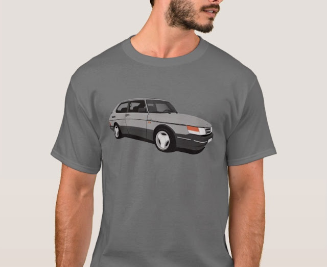 Saab 900 Turbo 16 Aero T-shirt | Car shirts | Classic, retro and ...