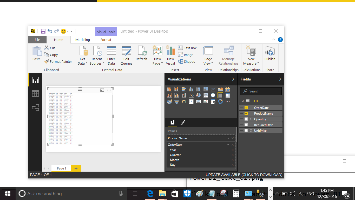 HodentekMSSS: Report based on a text file using Power BI