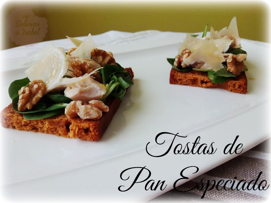 Tostas de pan especiado | Las Delicias de Isabel