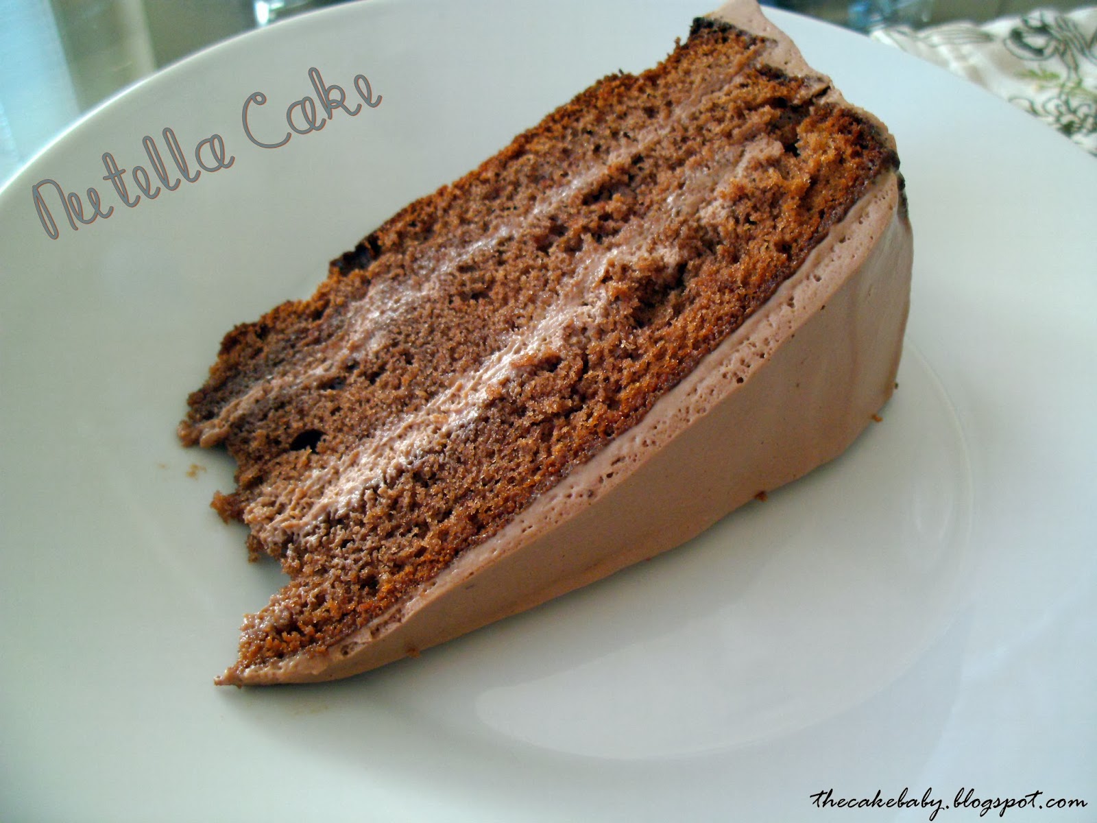 The Cake Baby: Nutella Cake