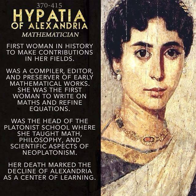 amudu: Hypatia of Alexandria: mathematics against intolerance