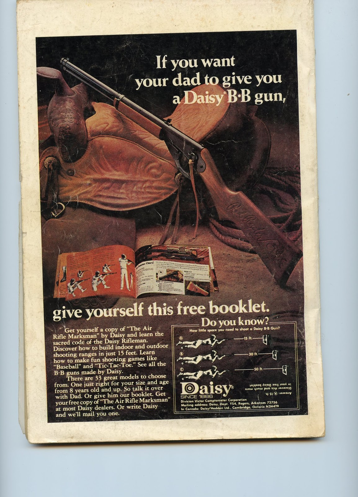Scanned Vintage Graphics: Daisy BB Gun Ad
