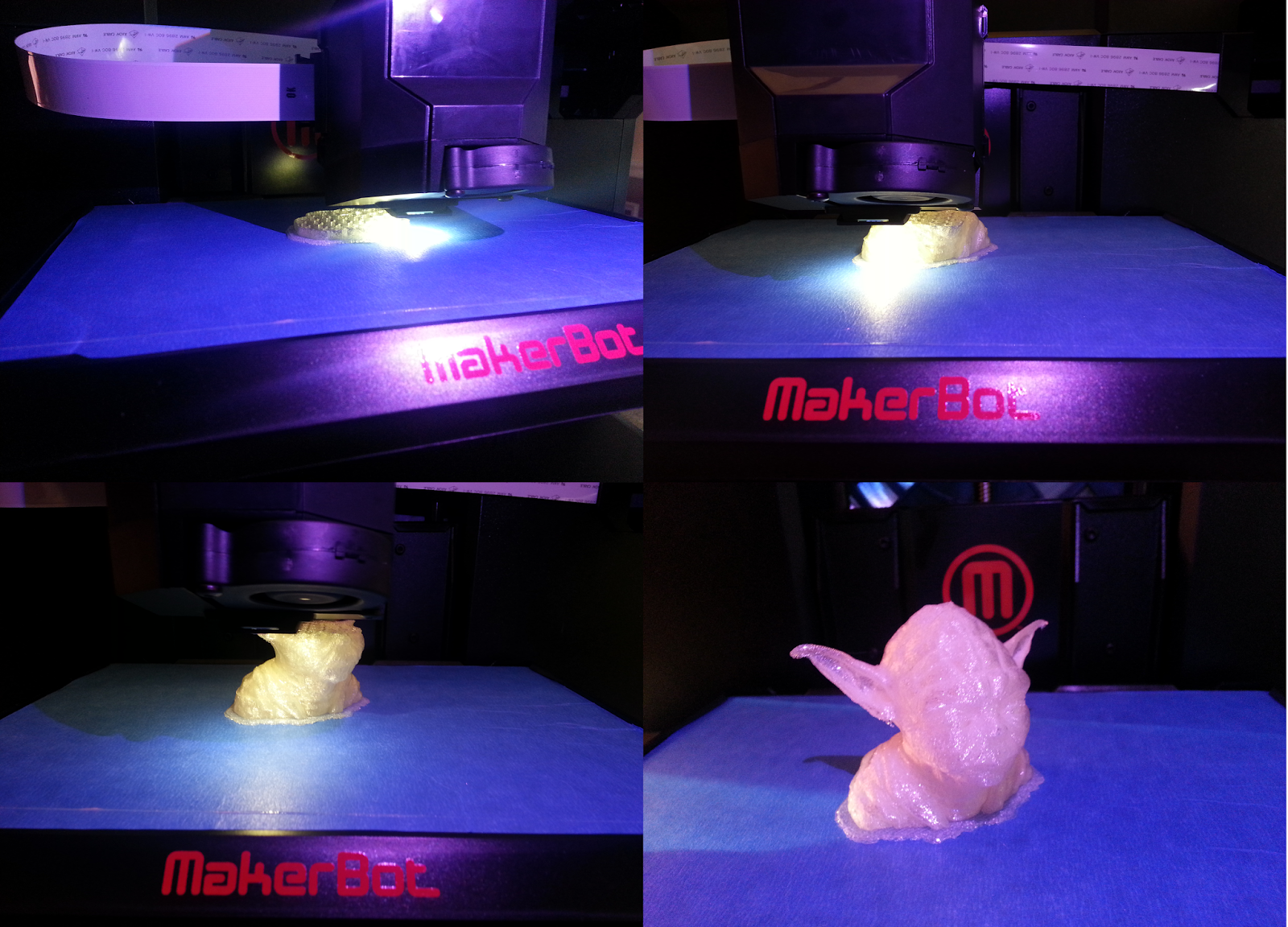 Parts and Krafts : New Makerbot Replicator (Fifth Generation): First Print!