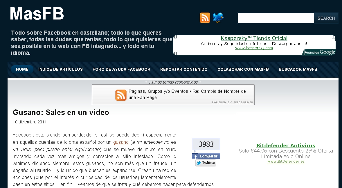 "Virus" en Facebook: cómo eliminarlos