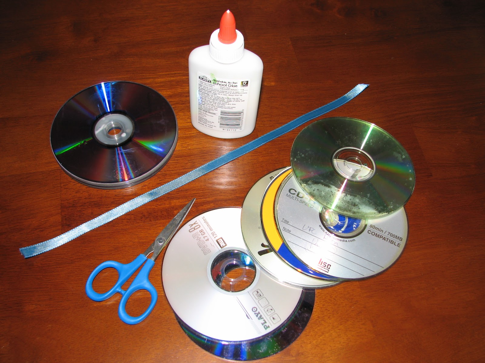 A Day's Journey: Upcycled CD/DVD Coasters