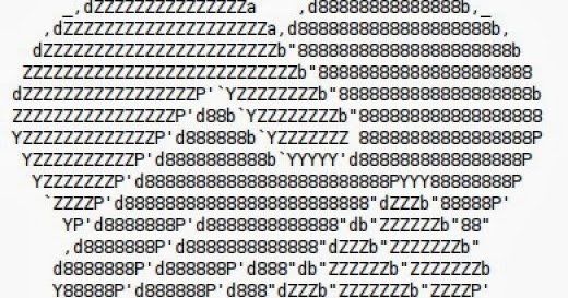 Facebook ascii art love - TatoClub