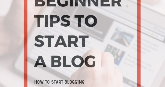 How to Start Blogging