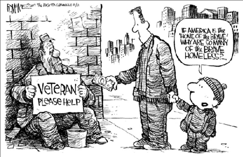 The Family Assistants Campaign.: Homeless Veterans MEN AND WOMEN ALIKE