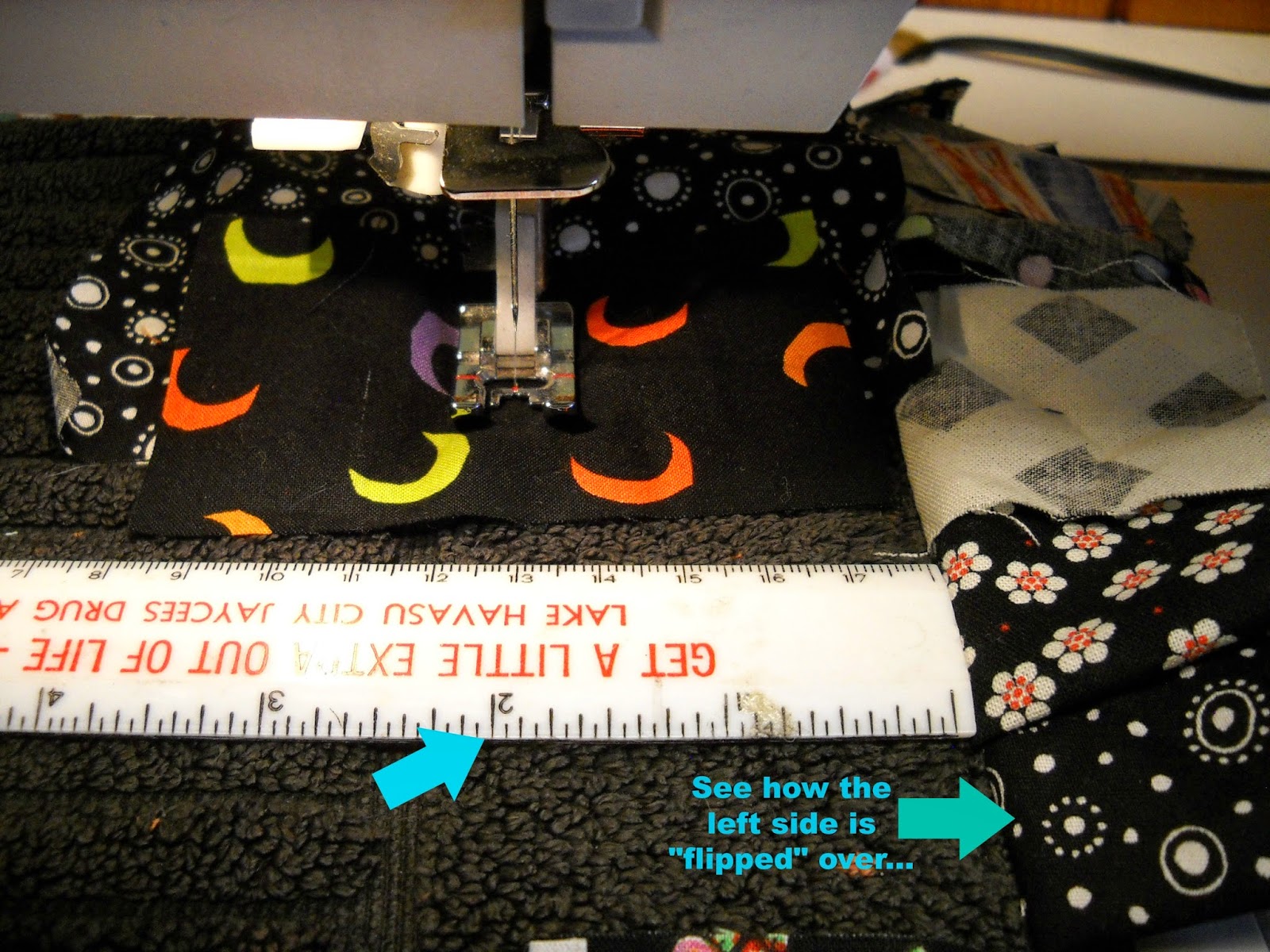 Val's Quilting Studio: Scrappy Bath Rug Tutorial