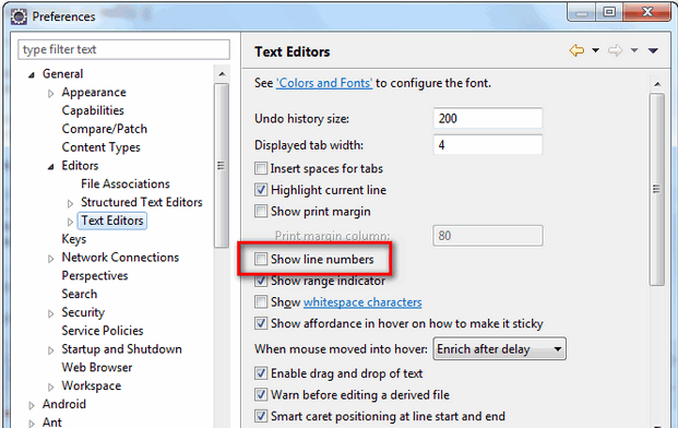 How To Add Line Number In Eclipse IDE Java Guide For All How To Add Line Number In Eclipse IDE Java Guide For All