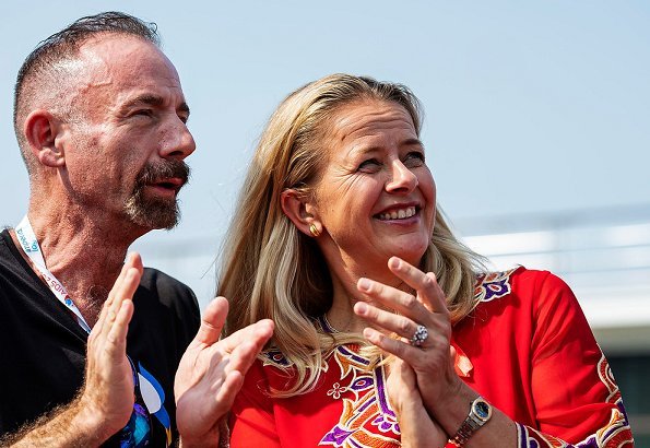 Princess Mabel attended AIDS2018 events in Amsterdam