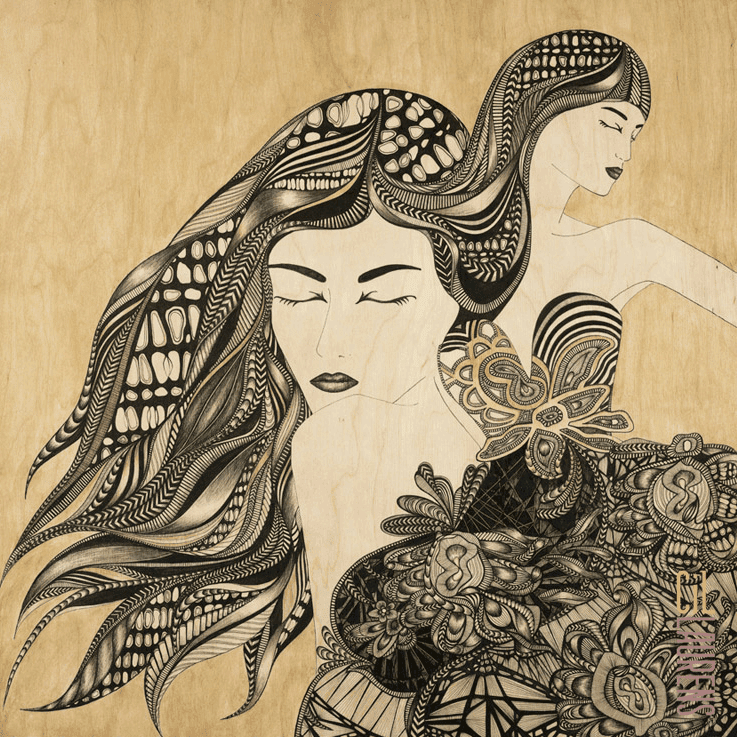 LittleRedGirl: Hand Rendered Illustration Styles