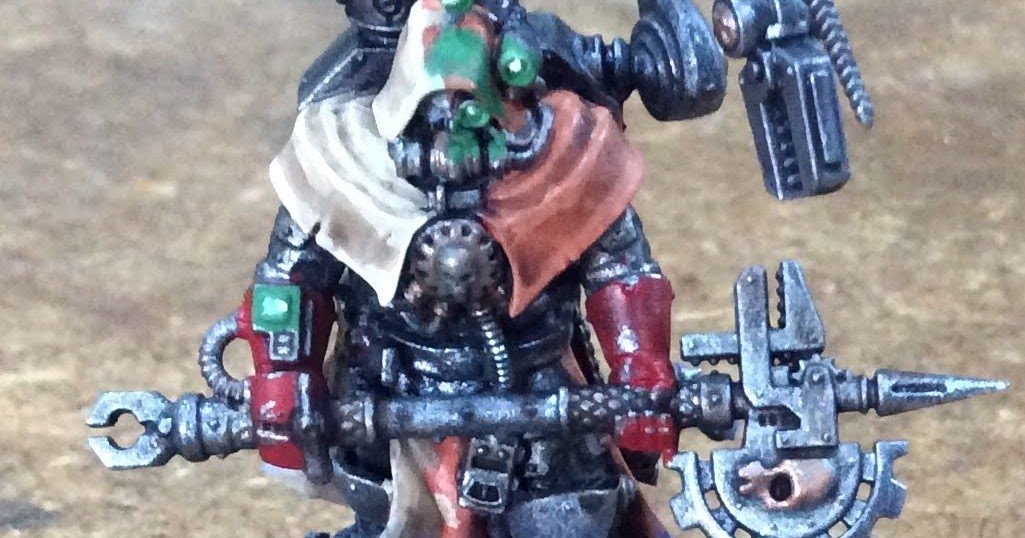 Redtoof's Mostly 40K Blog: Tech Priest Enginseer complete!