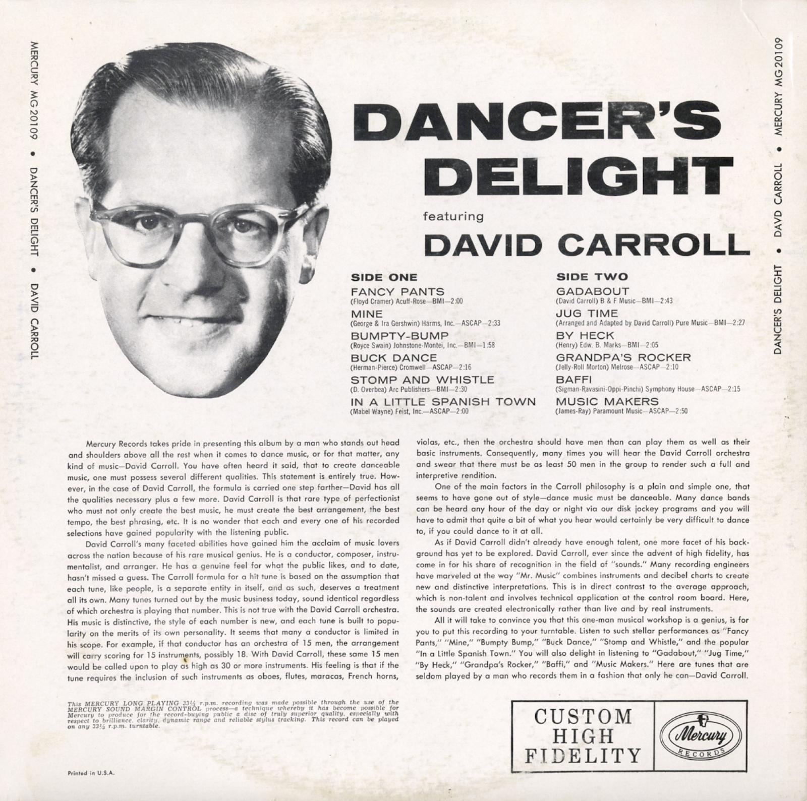 Unearthed In The Atomic Attic: Dancer's Delight - David Carroll