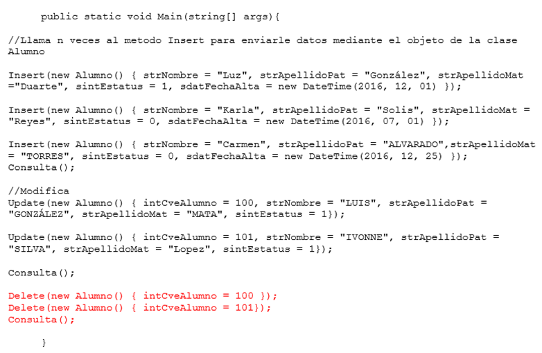 Soluciones de Programaciòn: 001 ADO.NET Y SQLSERVER (Aplicacion de consola)