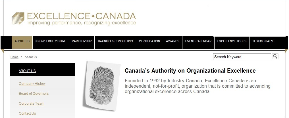 A QualitEvolution: Excellence Canada for Canada - ISO 9004 for Global