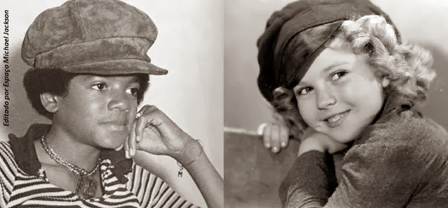 Espaço Michael Jackson: Michael Jackson e Shirley Temple