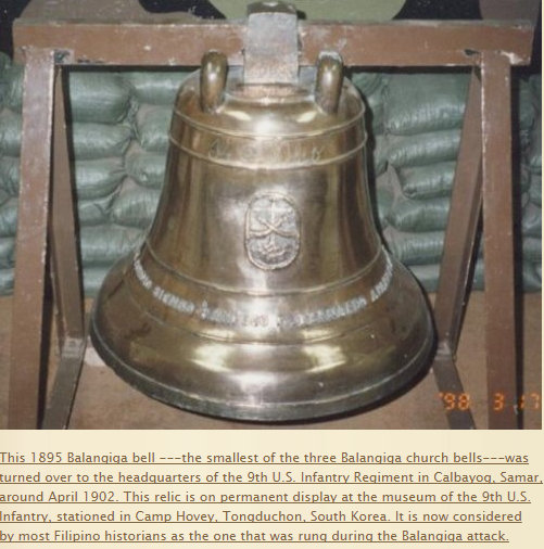 Marinduque Rising: Balangiga Bells at kung paanong ipinatupad muna sa ...