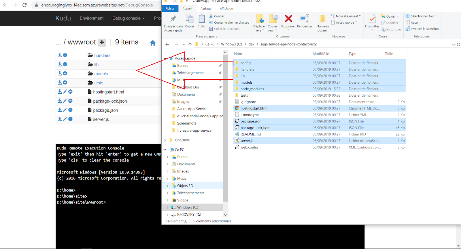 Azure & Co: Try Azure App Service: deploy manually a node.js API (Kudu Upload)