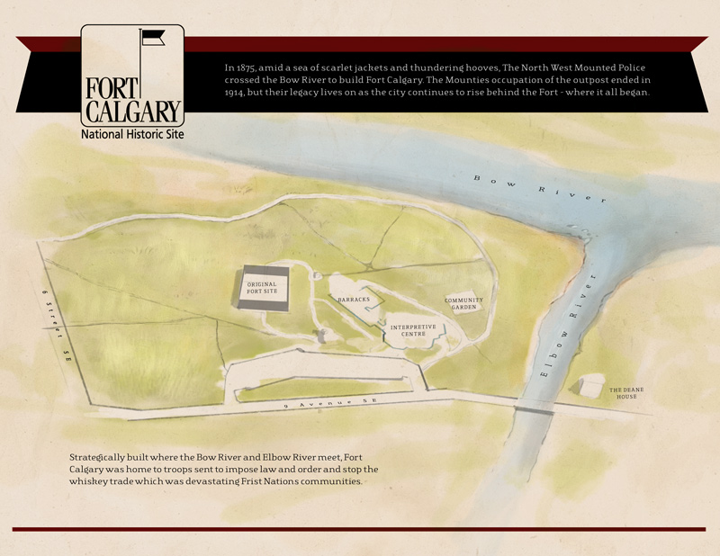 Fort Calgary Map Design