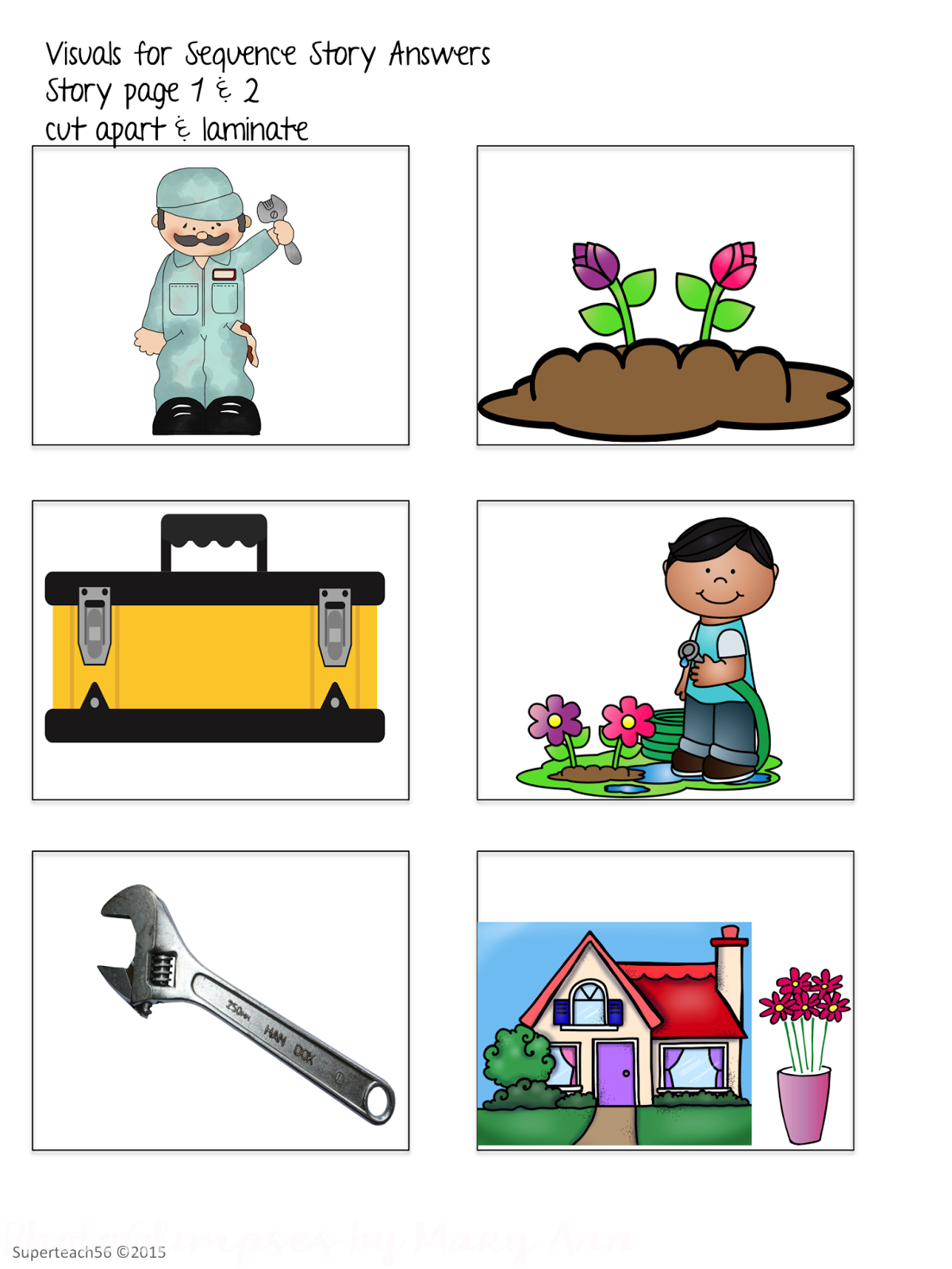 READING SKILLS: SEQUENCING | Superteach's Special Ed Spot