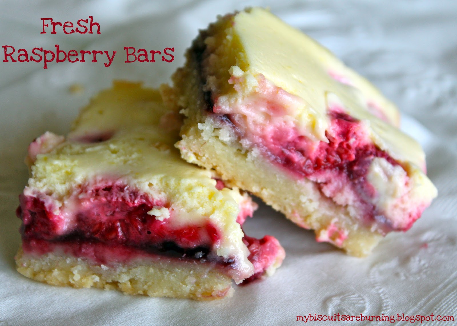Fresh Raspberry Bars