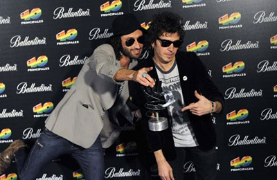 It´s only rock: Fotos del grupo pereza: (Rubén y Leiva (Miguel)).