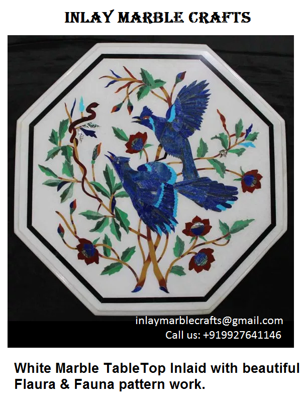 Inlay Marble Crafts | Stone Inlay Crafts, Marble Inlay Crafts, Stone ...